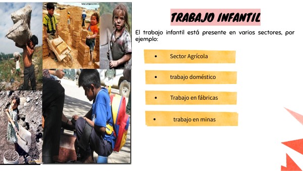 trabajo infantil