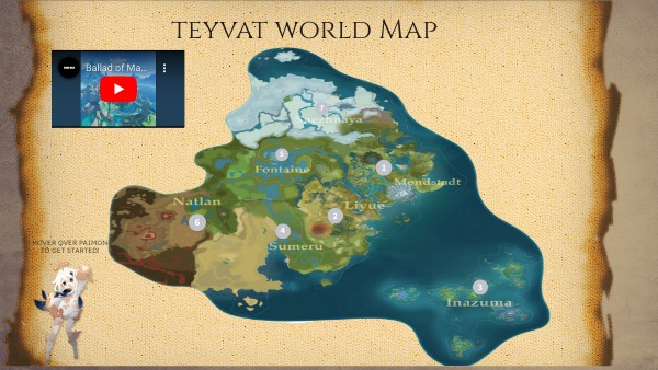 TEYVAT WORLD MAP