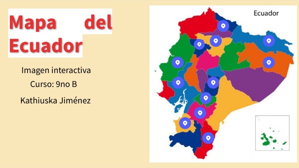 Mapa del Ecuador