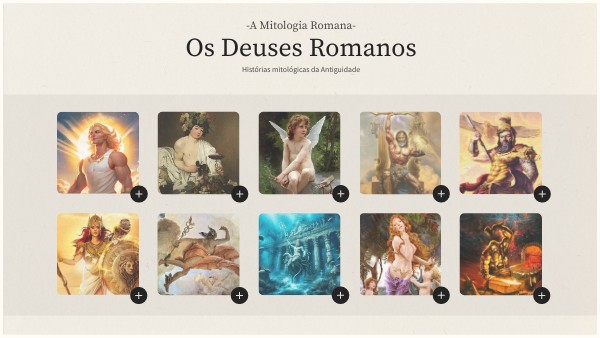 Os Deuses da Mitologia Romana