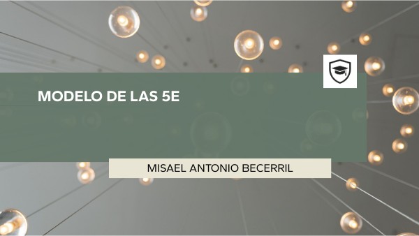 MODELO DE LAS 5E