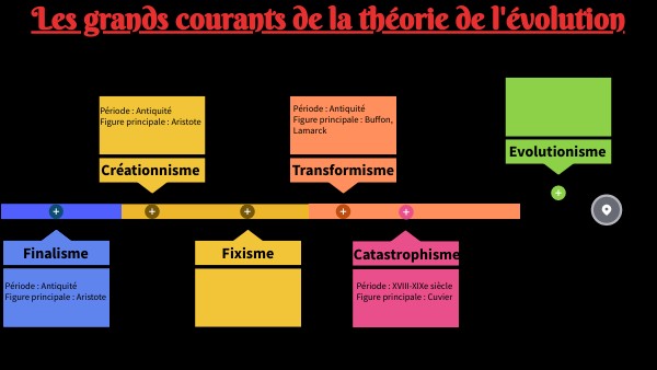 frise chronologie théorie évolution