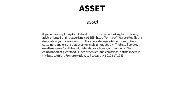 ASSET