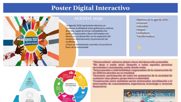 PÓSTER DIGITAL INTERACTIVO