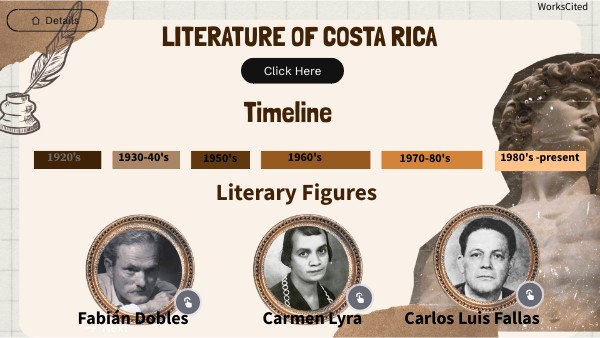 LITERATURE OF COSTA RICA