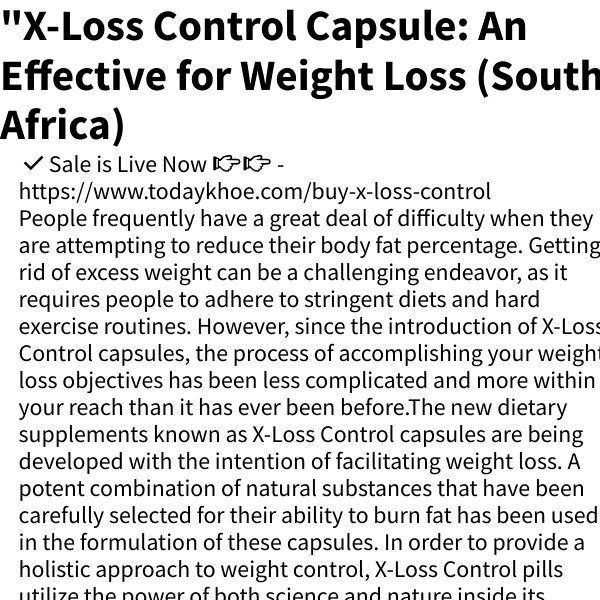 X-Loss Control
