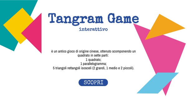 TANGRAM GAME: DIGITALE