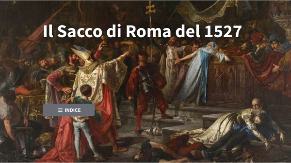 IL SACCO DI ROMA DEL 1527