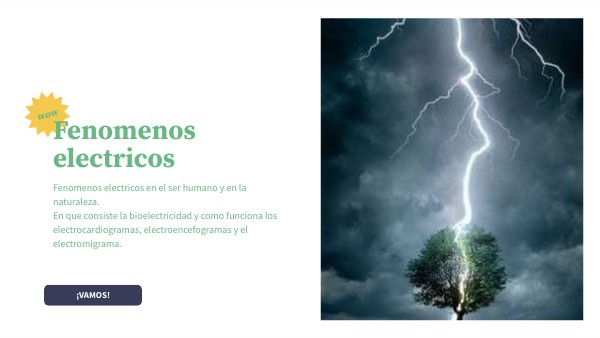 fenómenos eléctricos