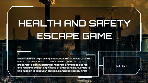 Health and Safety Escape Room