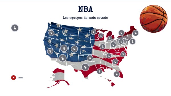 mapa de la nba